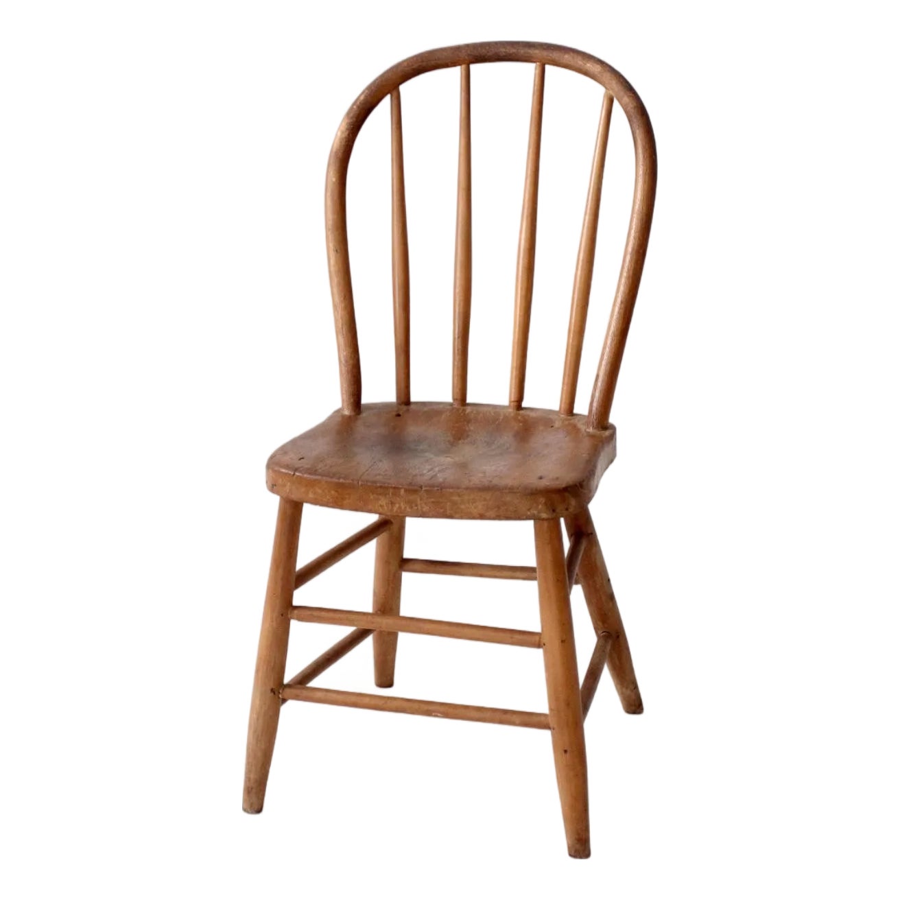Antique Spindle Back Dining Chair | Chairish