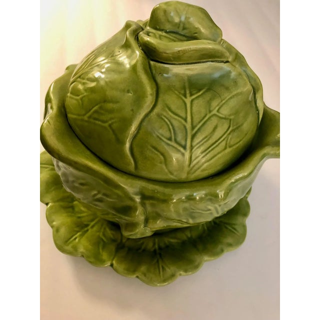 Mid 20th Century Lidded Cabbage Tureen With Plate by Holland Mold ...