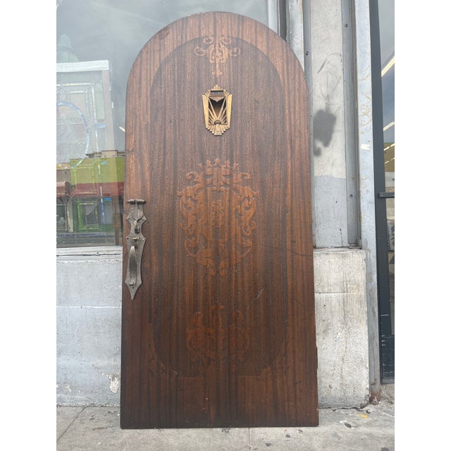 Original 1920's Carved Spanish Style Door With Hardware and Speakeasy ...
