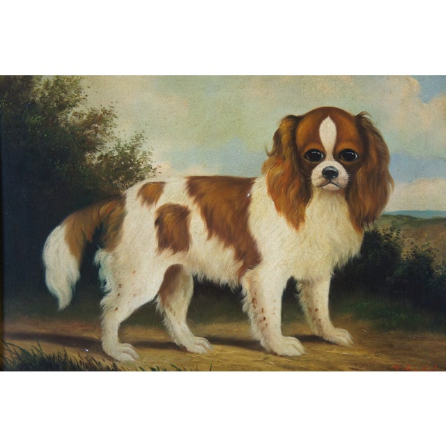 20the Century Cavalier Portrait Painting by P. English Oil on Canvas ...