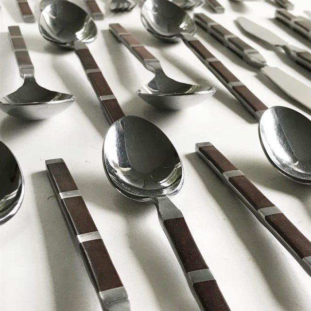 Mid-Century Modern Stanley Roberts Flatware 'Safari' Stainless Steel ...