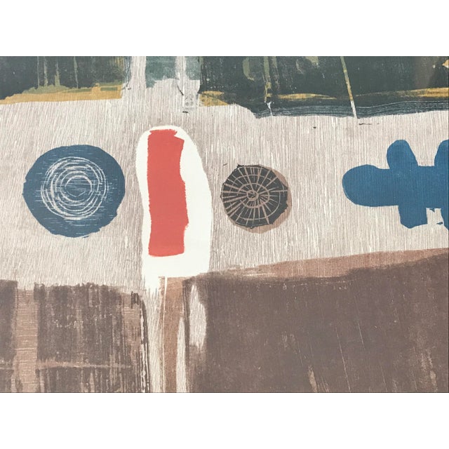 Modernist Woodcut Print by British Artist Michael Rothenstein, 1961 ...