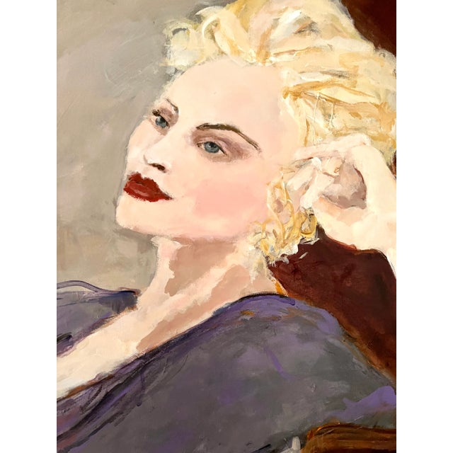 "Torch Singer" Contemporary Expressionist Portrait Painting by Sandy ...