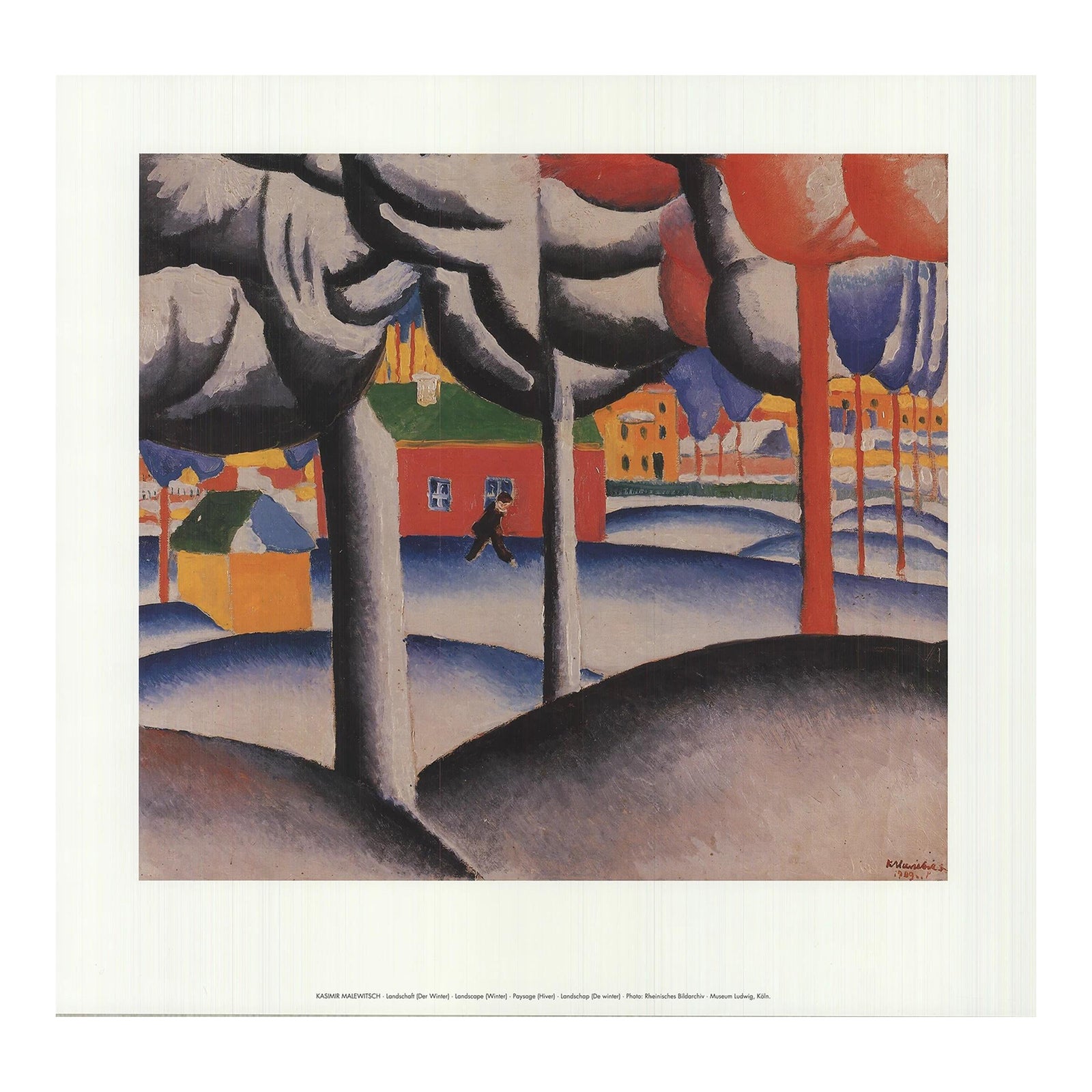 Kasimir Malewitsch Landscape (winter) | Chairish