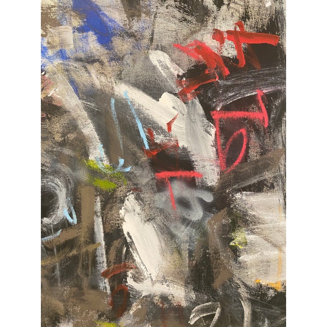 "Mumbo Jumbo" Contemporary Abstract Mixed-Media Painting by Sarah ...