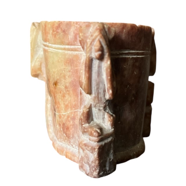 1930s Chinese Hand Carved Soapstone "Three Wise Monkeys" Toothpick ...