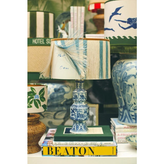 Palais Lampshade Ava Light Blue (Round M) | Chairish