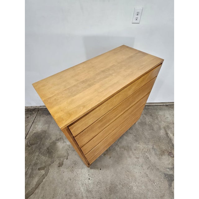 1960s Leslie Diamond Conant Ball Five Drawer Birch Chest Dresser ...