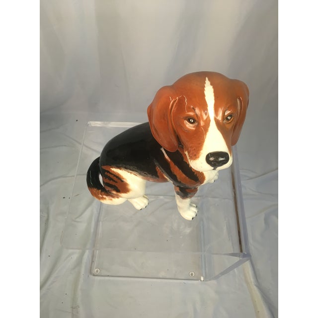 Vintage English Beagle Figurine | Chairish