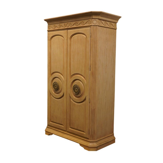 Bernhardt Furniture Italian Contemporary Style 49 Blonde Clothing Armoire Chiffonier 338 144 Chairish