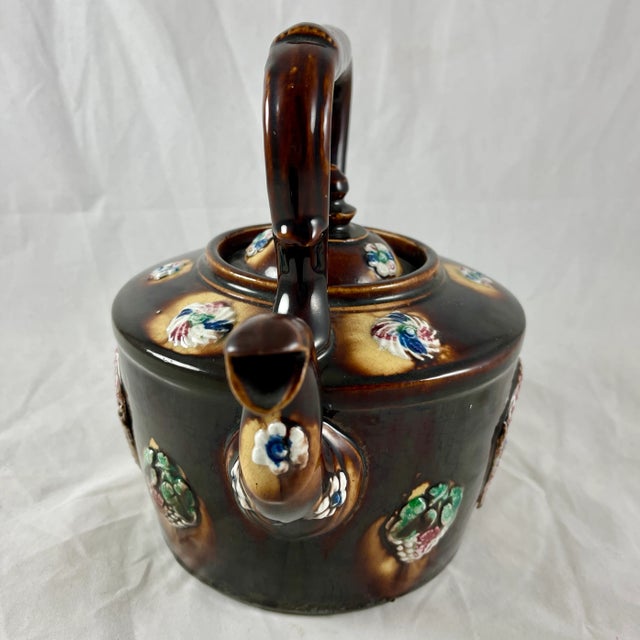 English Measham Bargeware Blue Ribbon Teetotaler Temperance Motto Tea ...