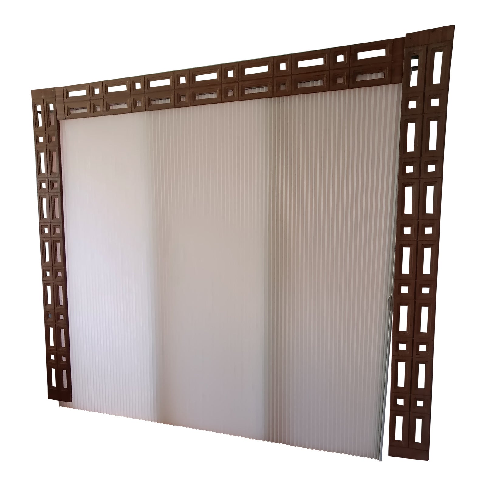 Teak Architectural Panels for Framing Openings - Set of 6 | Chairish