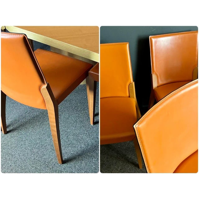 Giorgio Cattelan for Cattelan Italia, Orange Leather Sharon Design ...