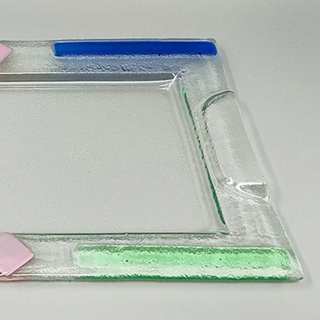 1970s Tray by Albatros in Murano Glass, Made in Italy | Chairish