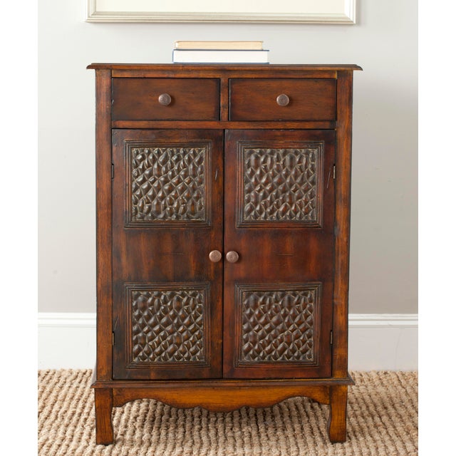 Storage Chest in Dark Brown | Chairish