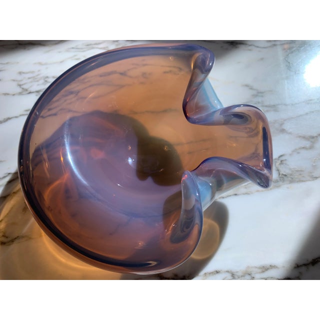 1960s Murano Cenedese Art Glass Opaline Bowl Catchall Chairish