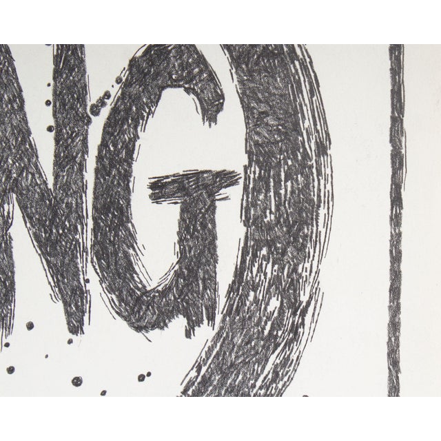 Signed “Now New Improved Nothing“ Graphite Drawing by James Spencer ...