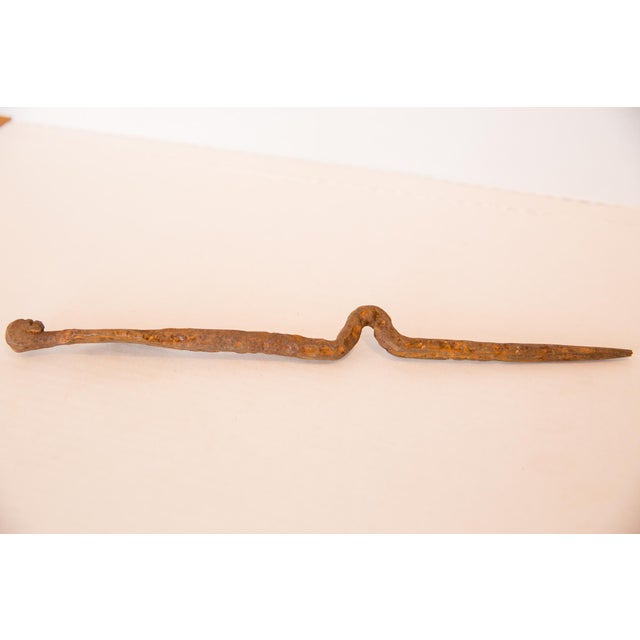 Vintage African Iron Stake Figure | Chairish