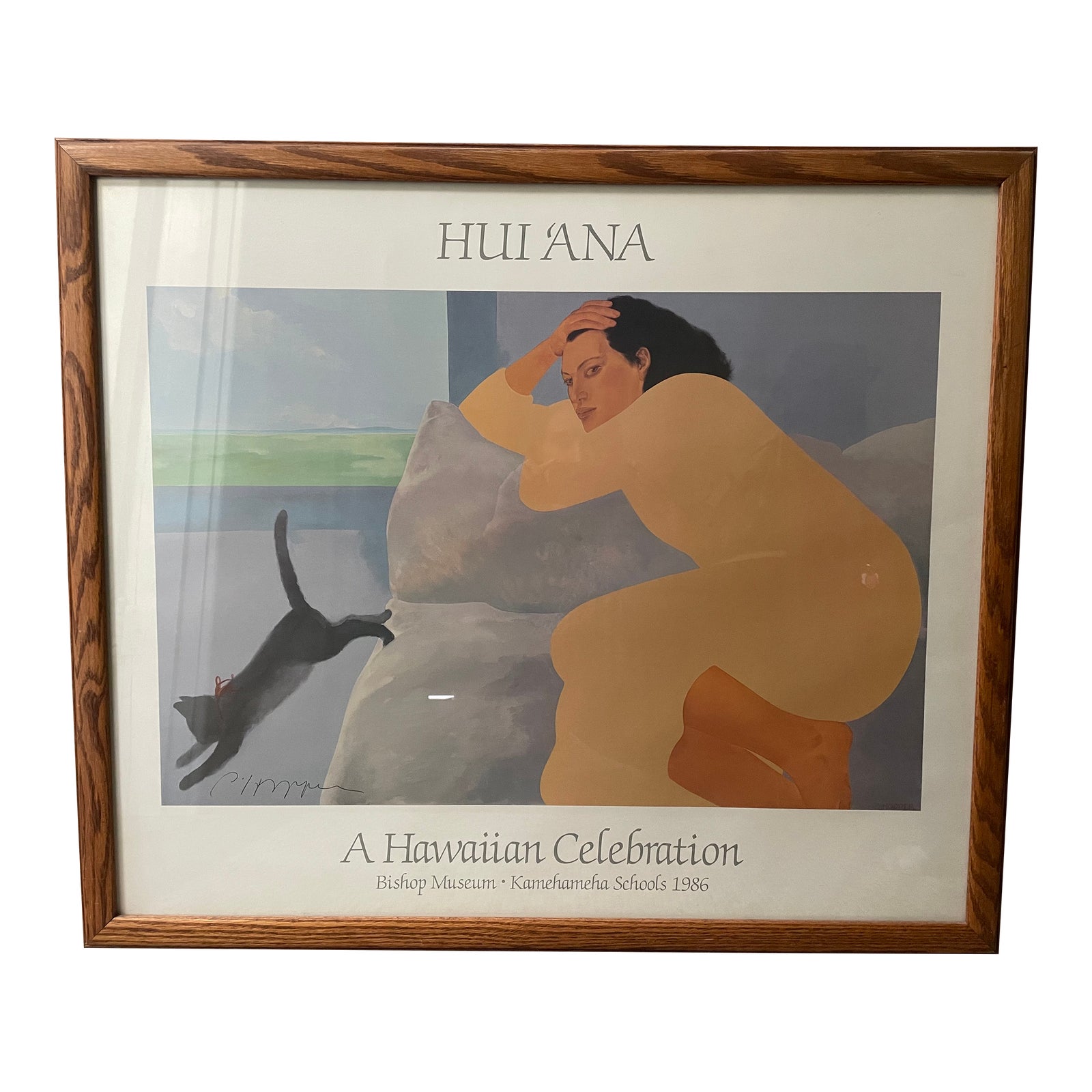 Pegge Hopper Signed Lithograph | Chairish