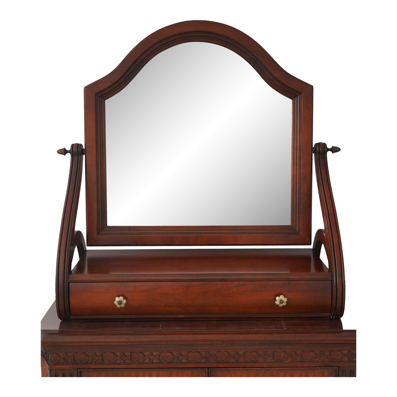 Ethan Allen British Classics Shaving Vanity Mirror | Chairish