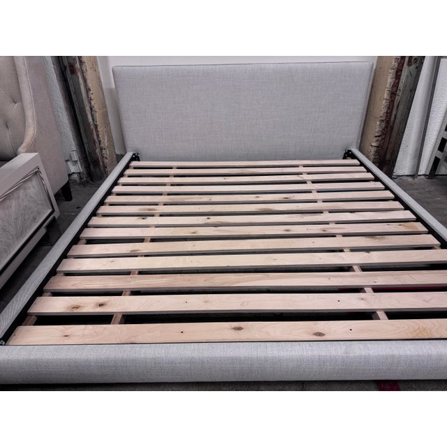 Eastern King Custom Design Bed Frame | Chairish