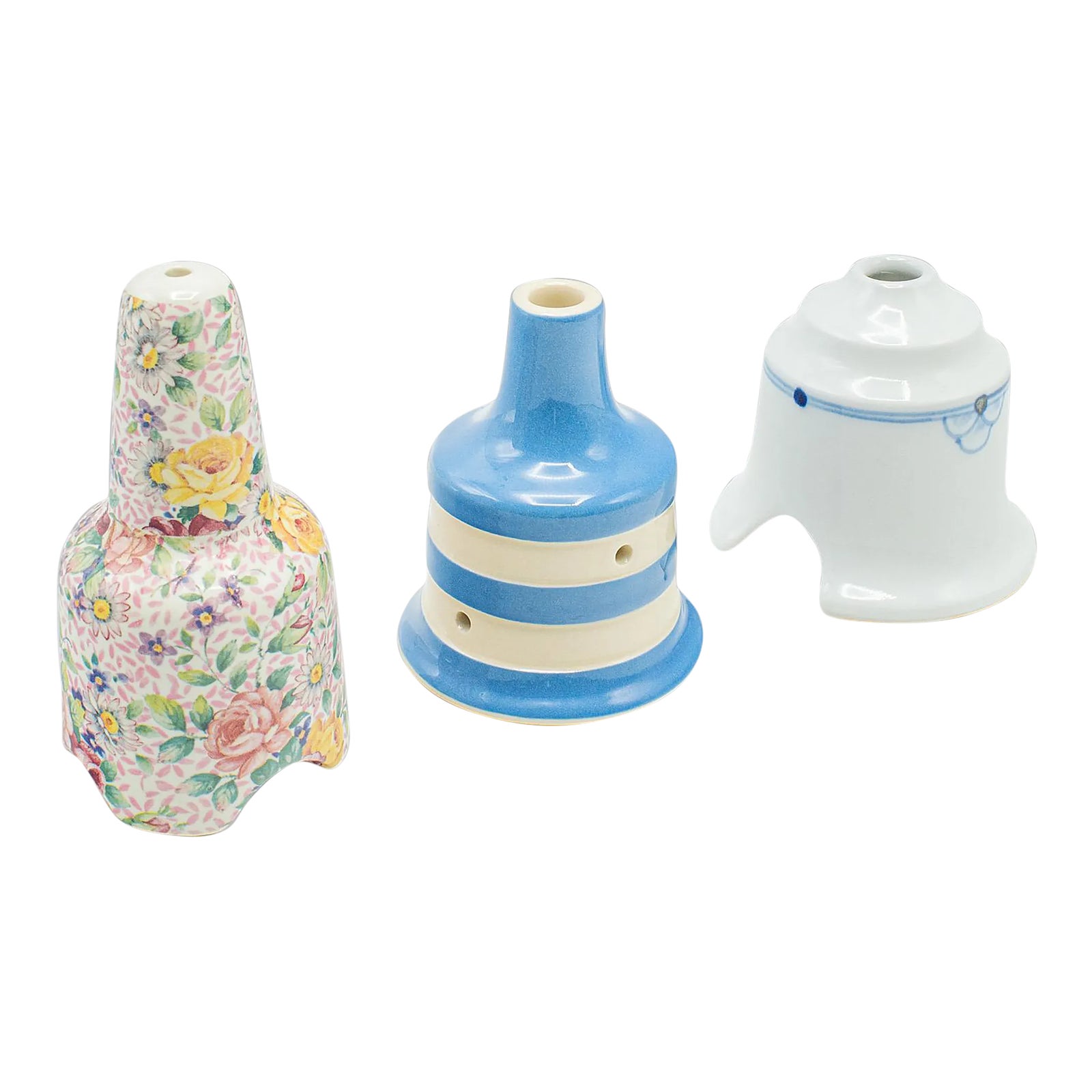 1980's Trio of Vintage Pie Chimneys | Chairish