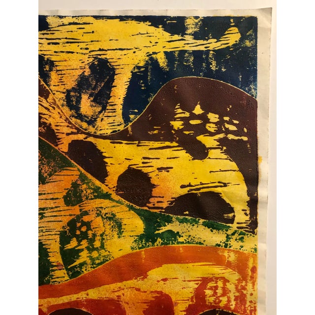 1960s Ruth Freeman Animals Color Woodcut | Chairish