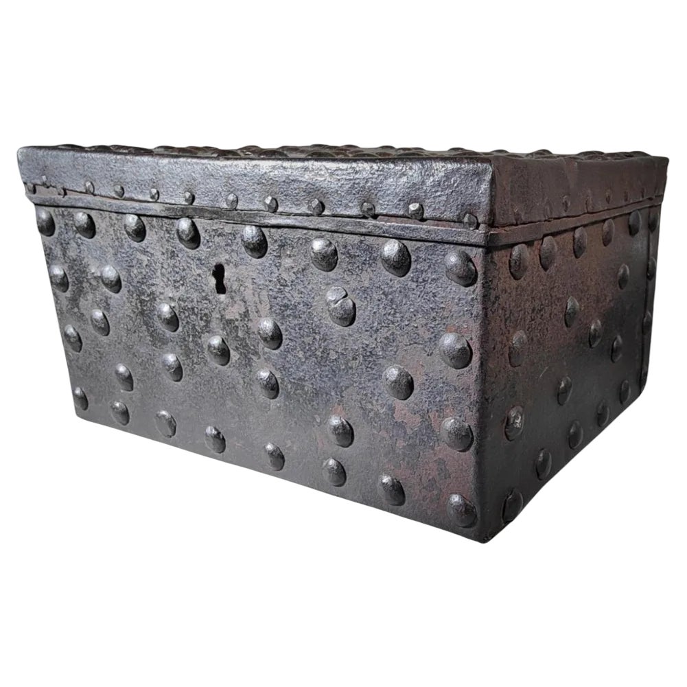 Wrought Iron Box, 18th Century | Chairish