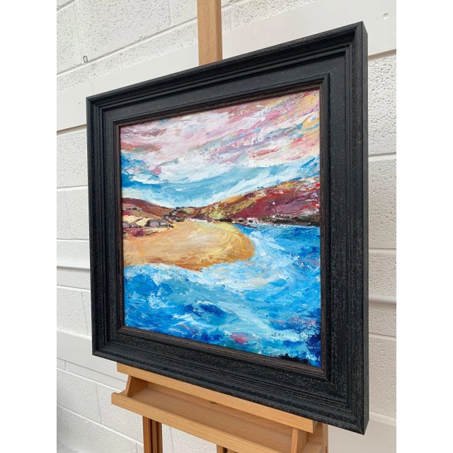 Angela Wakefield, Impressionistic Seascape Beach Landscape Painting by ...