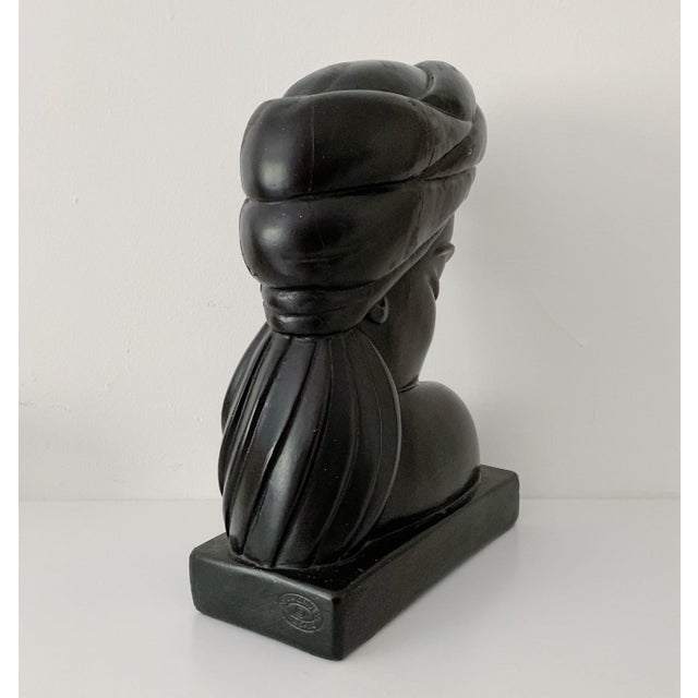 1950s Vintage Alexander Backer Female Head Bust Sculpture | Chairish