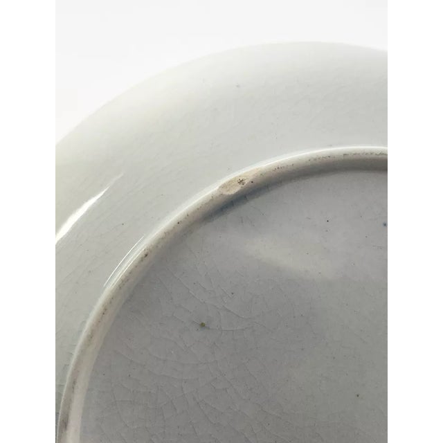 Antique 1840-60s English Blue & White Transferware Ceramic Shallow Bowl ...