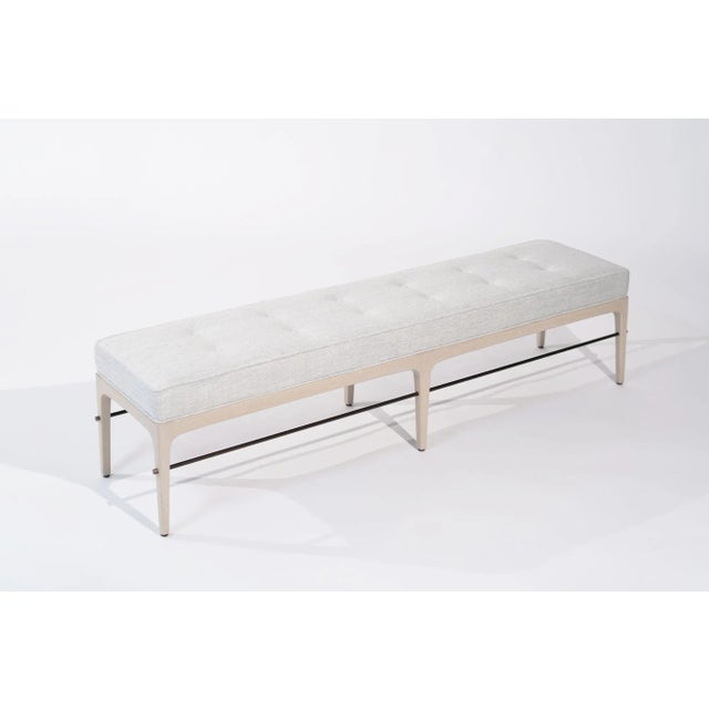 Linear Bench in White Oak and Bronze Series 72 by Stamford Modern ...