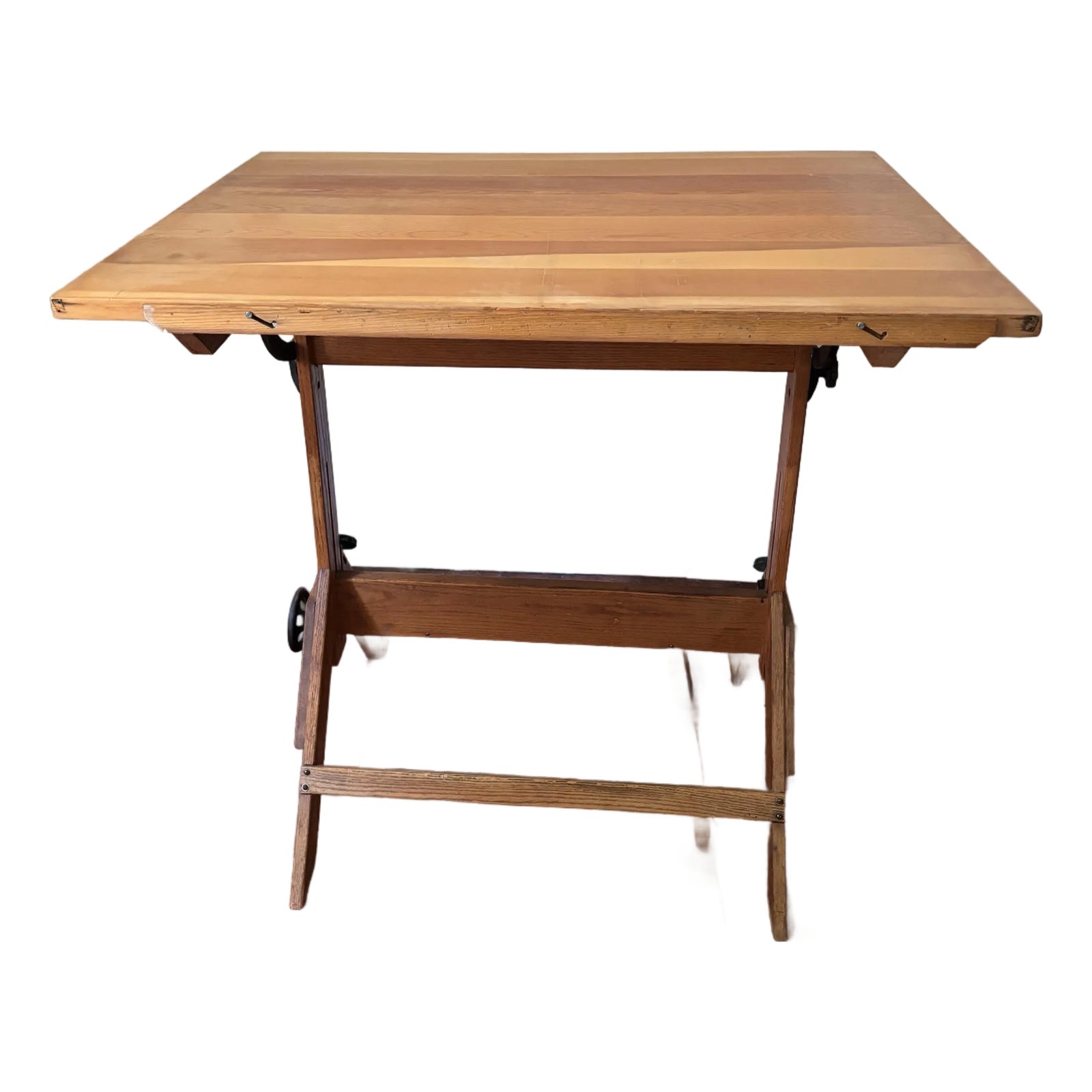 1970s Drafting Table With Adjustable Height and Tilt. | Chairish