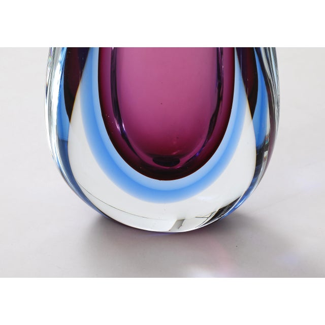 1970's Oball Murano Teardrop Vase | Chairish