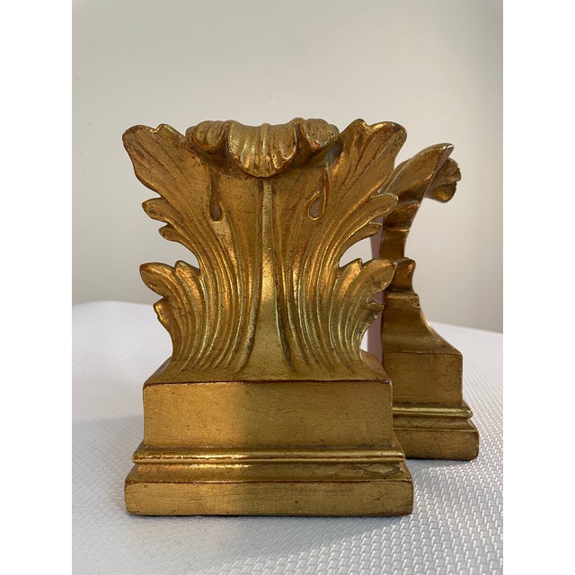 Vintage Mid 20th Century Borghese Florentine Scroll Bookends - a Pair ...