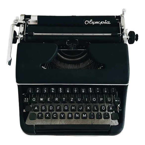 Vintage Model SM2 Olympia Typewriter, 1930s | Chairish