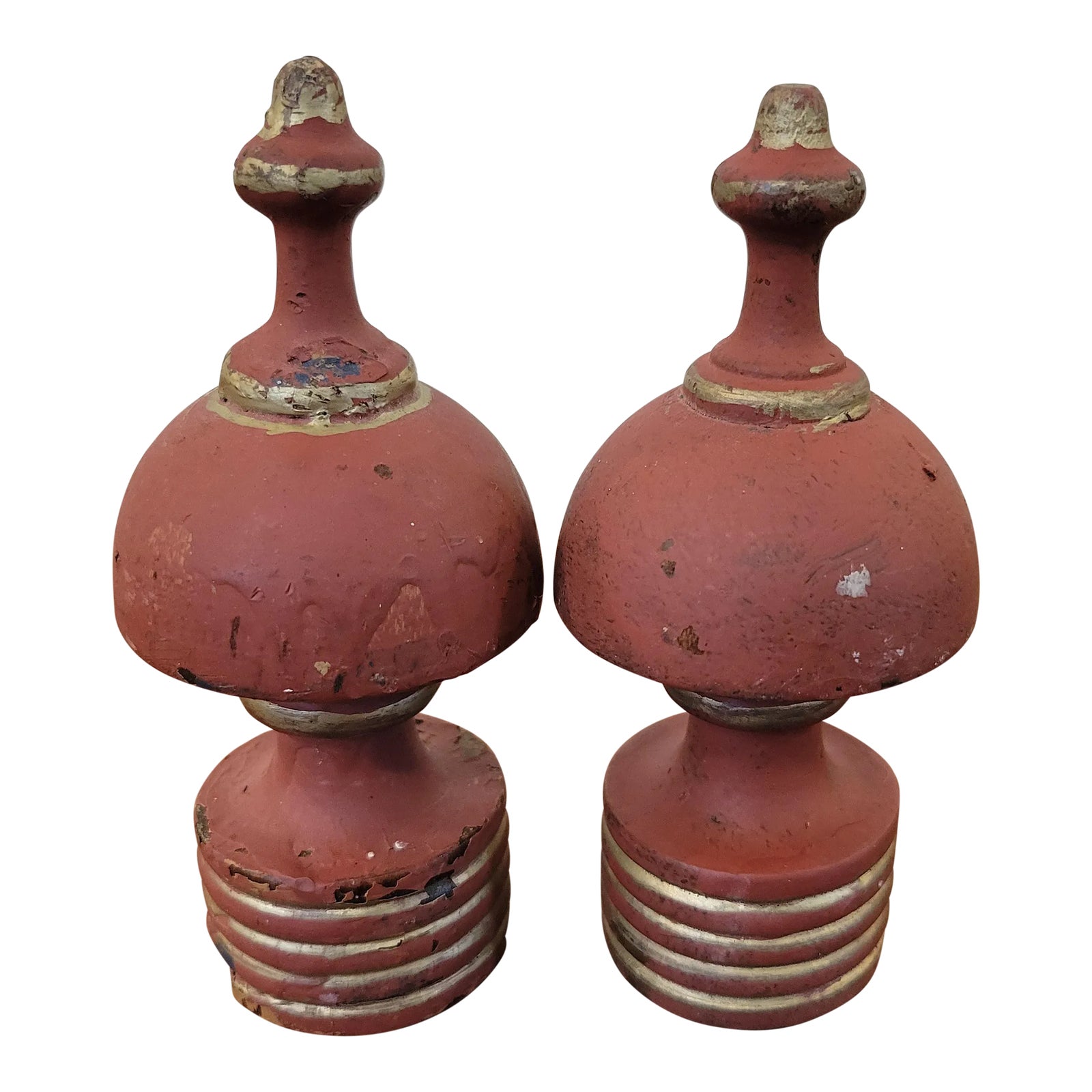 Vintage Wooden Carved Architectural Elements (Pair) | Chairish