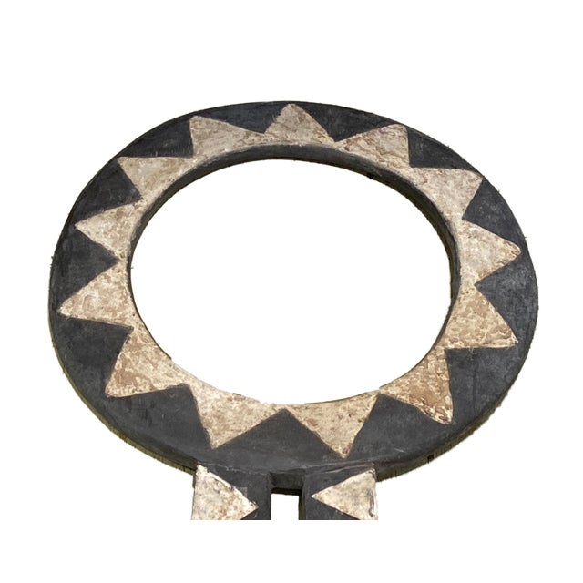 Large Old African Plank Nafana Bedu Mask 76" H | Chairish