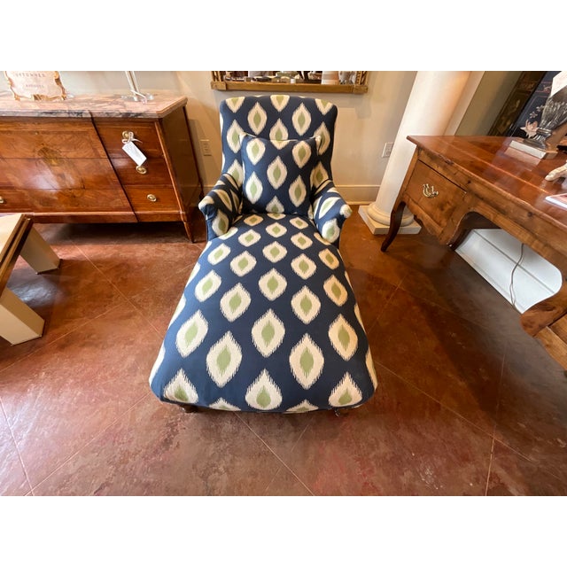 19th C Louis Philippe Chaise Lounge | Chairish