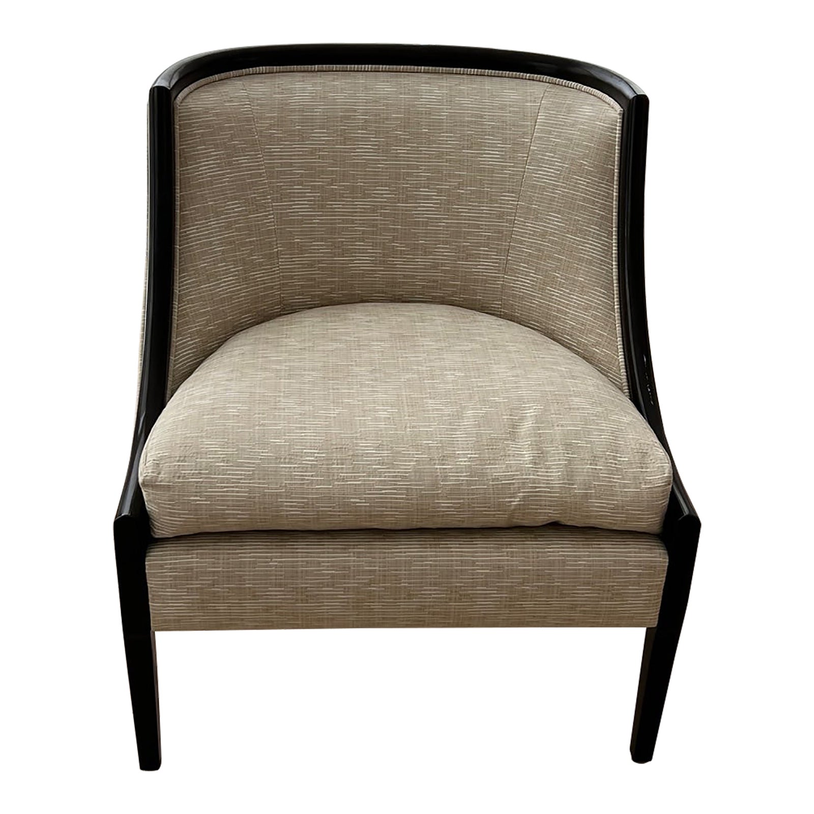 1980s J. Robert Scott Art Deco Chair | Chairish