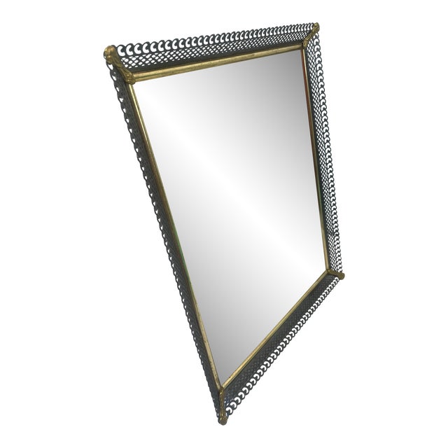 Black Brass Filigree Picture Frame | Chairish