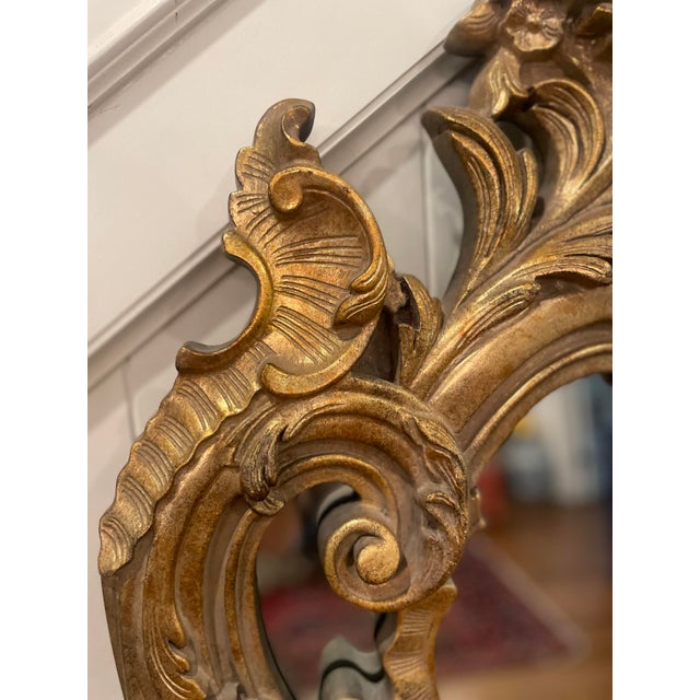 Late 20th Century Gold Mirror Regency Style Mirror by Stephen Cavallo ...