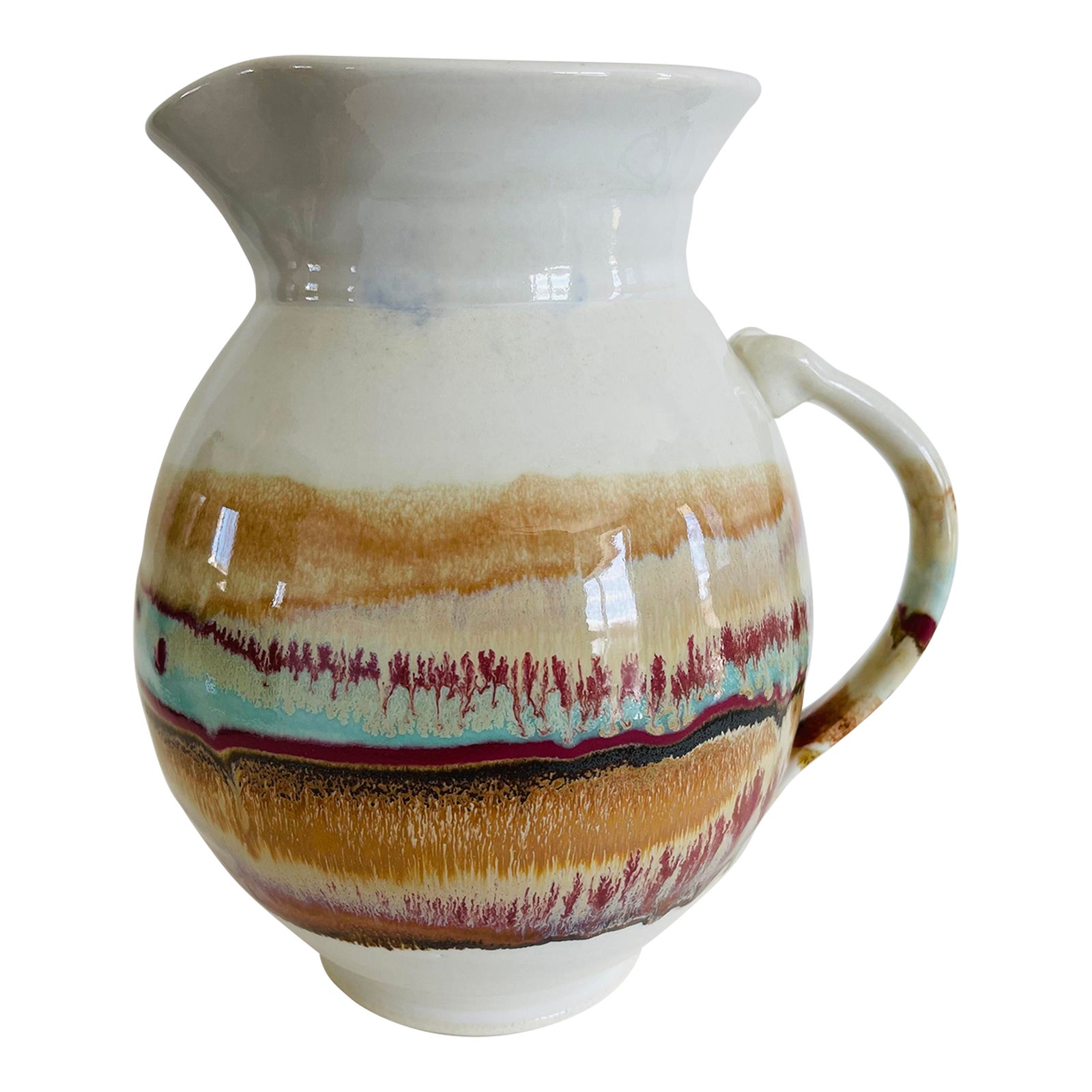 1980s David & Cathy Robinson Weare Nh Studio Art Pottery Handled ...