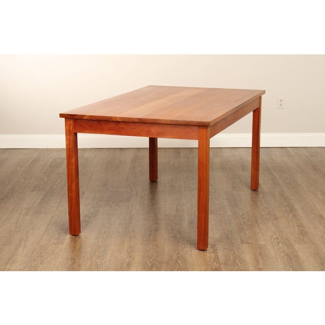 Thomas Moser Cherry 'Eastward' Parsons Dining Table | Chairish