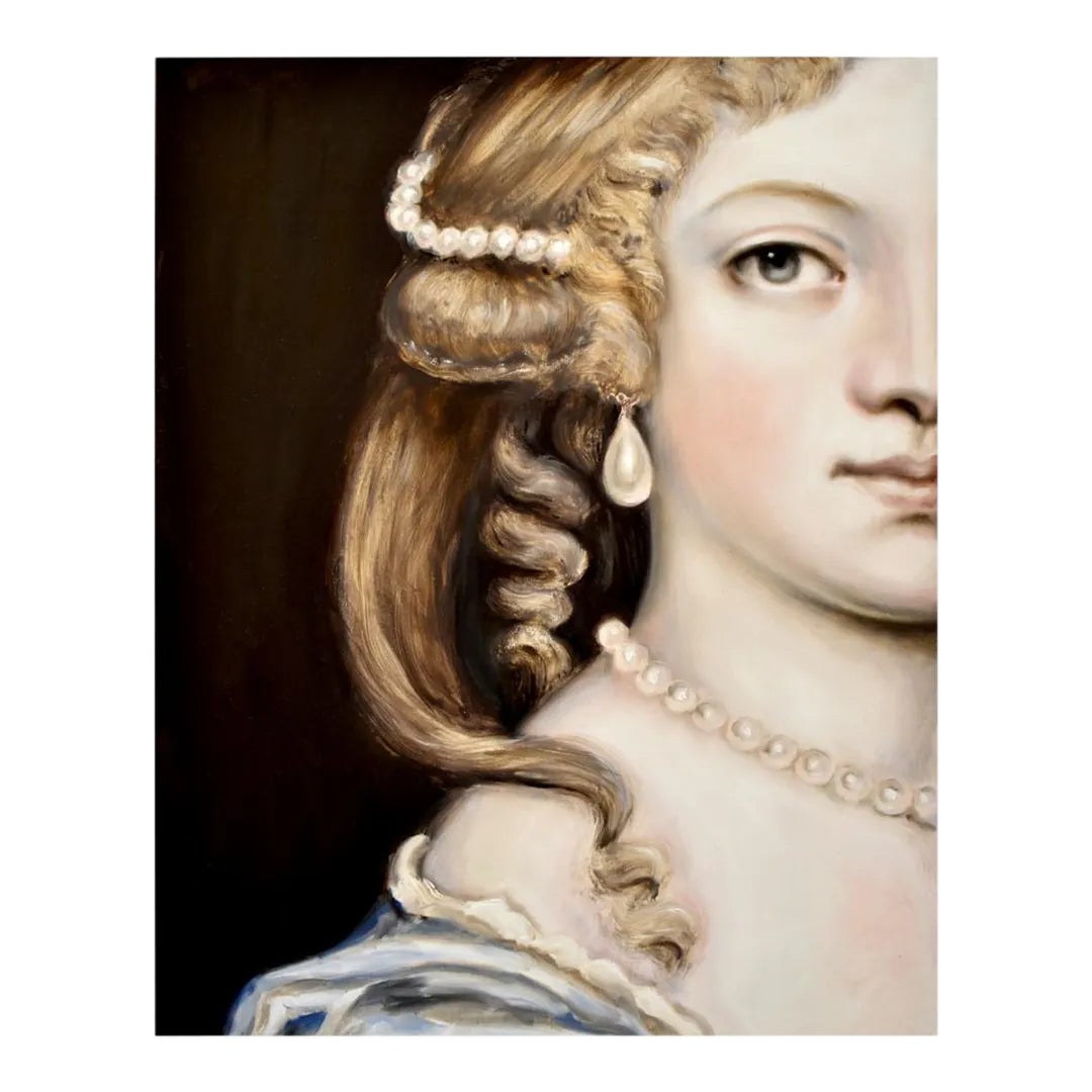 Clarissa Giclée Art Print (12"x15") by Susannah Carson | Chairish