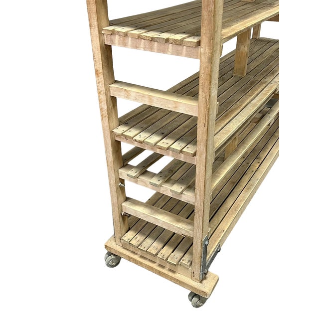 1910s Antique French Wooden Bakery Cart | Chairish