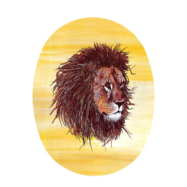 "Lion and Blue" 1974 Favra, Robert | Chairish