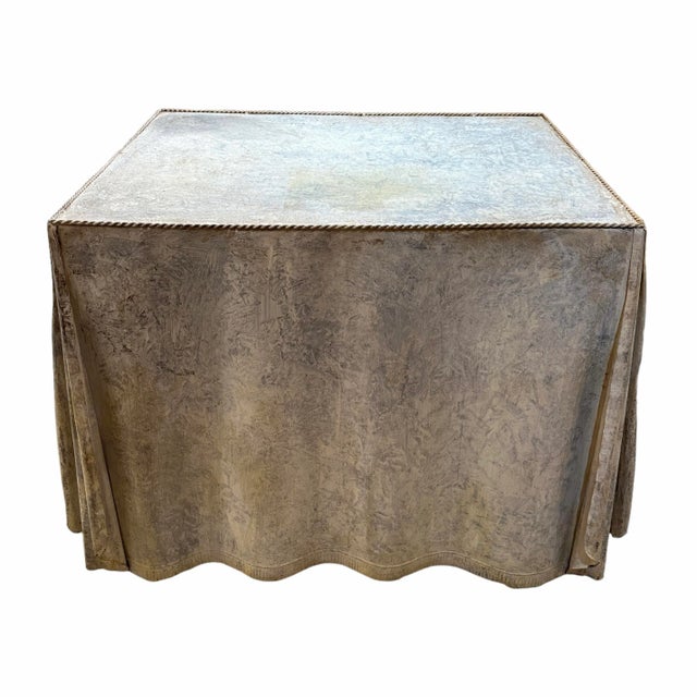 1970s Galvanized Steel Table in the Style of John Dickinson | Chairish