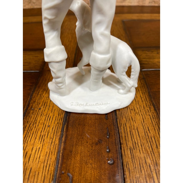 Late 20th Century Kaiser Porcelain Falconer Figurine | Chairish