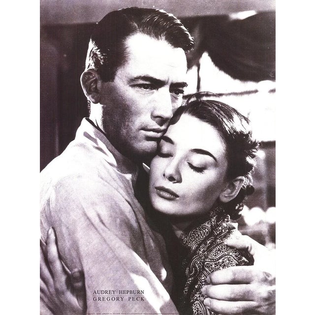 Artist Unknown 'Audrey Hepburn and Gregory Peck' Photography Black ...